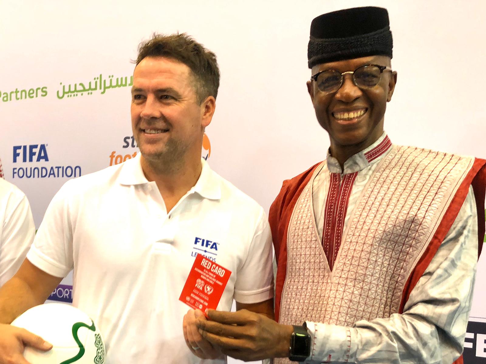 Red card pledge - African Renaissance and Diaspora Network